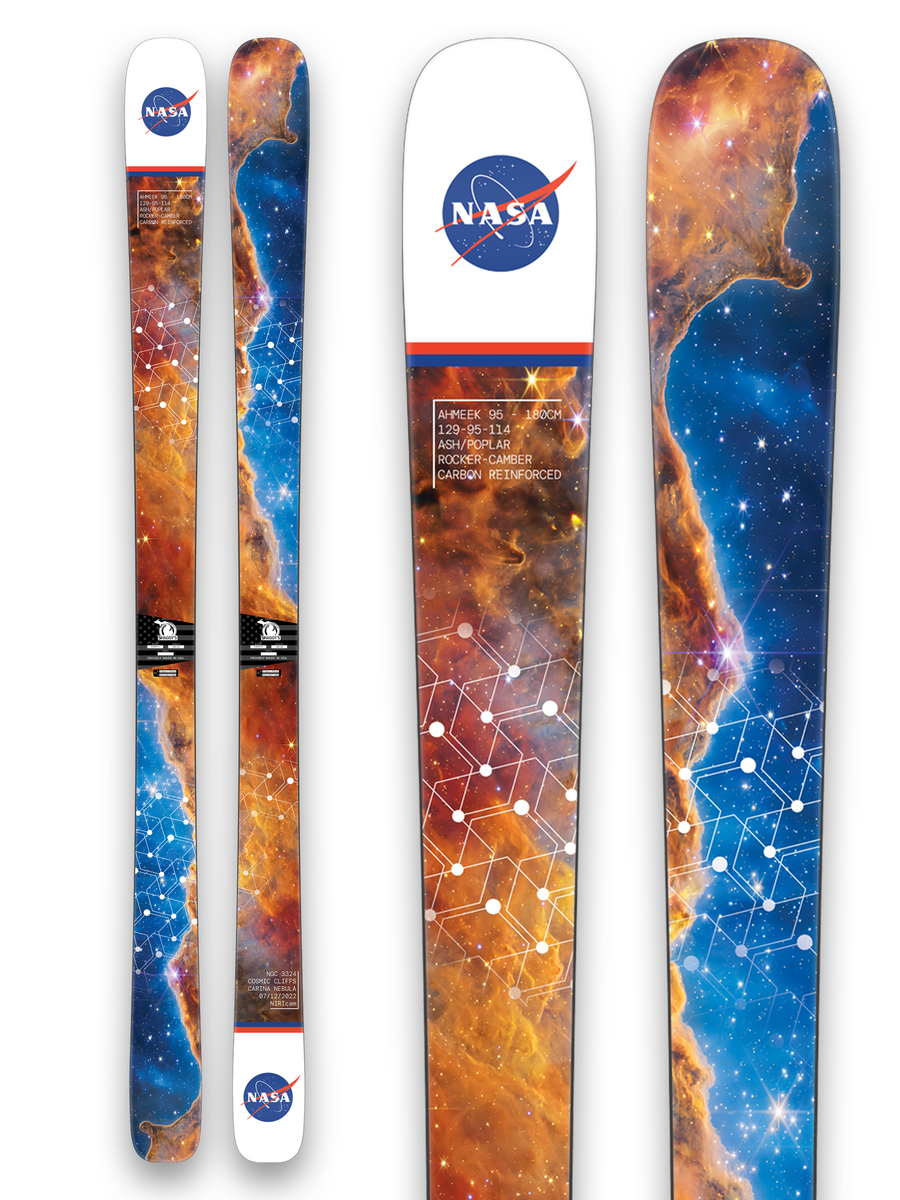 Limited Edition NASA-Inspired Skis - Cosmic Cliffs – Shaggy's Copper ...