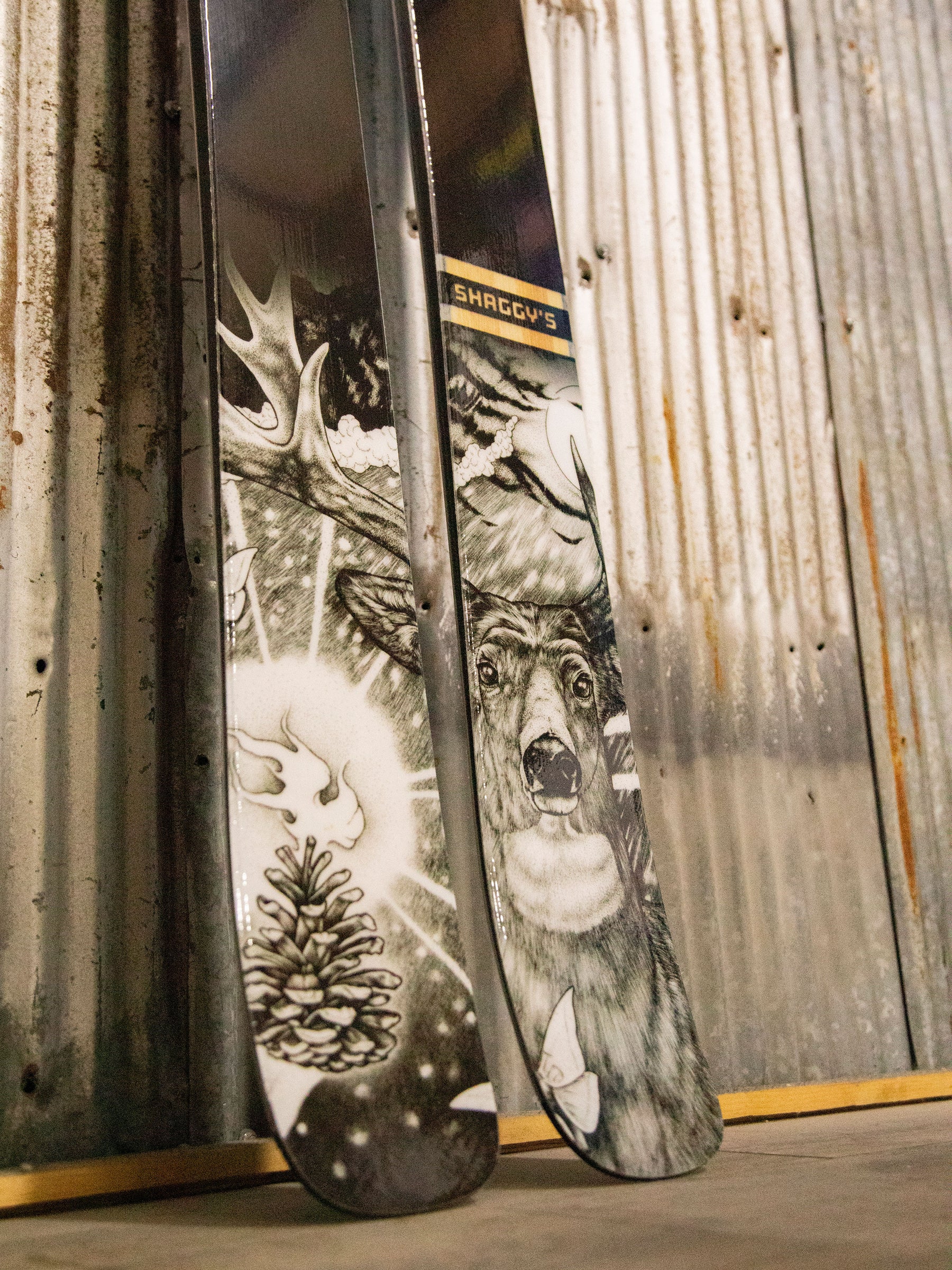 Limited Edition Wilderness Collection Skis - Whitetail Buck – Shaggy's ...