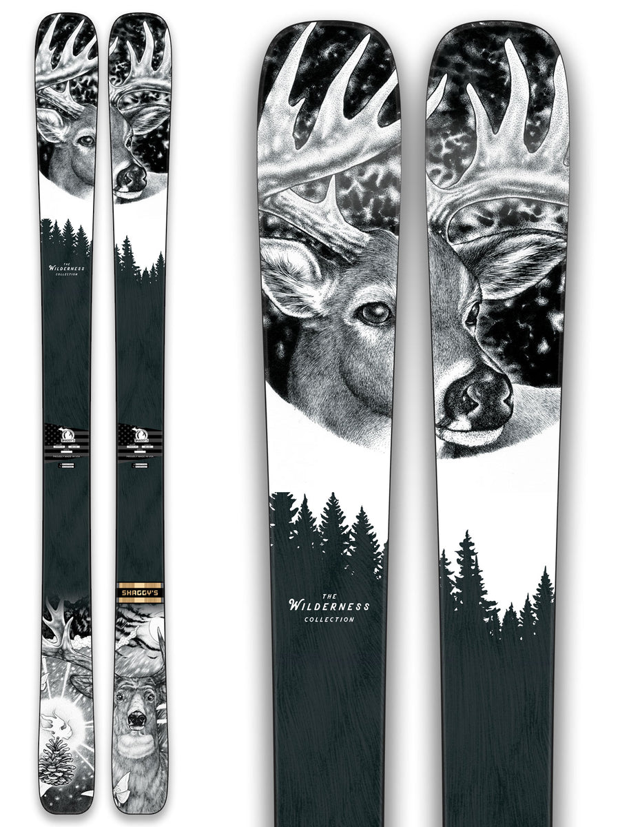 Limited Edition Wilderness Collection Skis - Whitetail Buck – Shaggy's ...